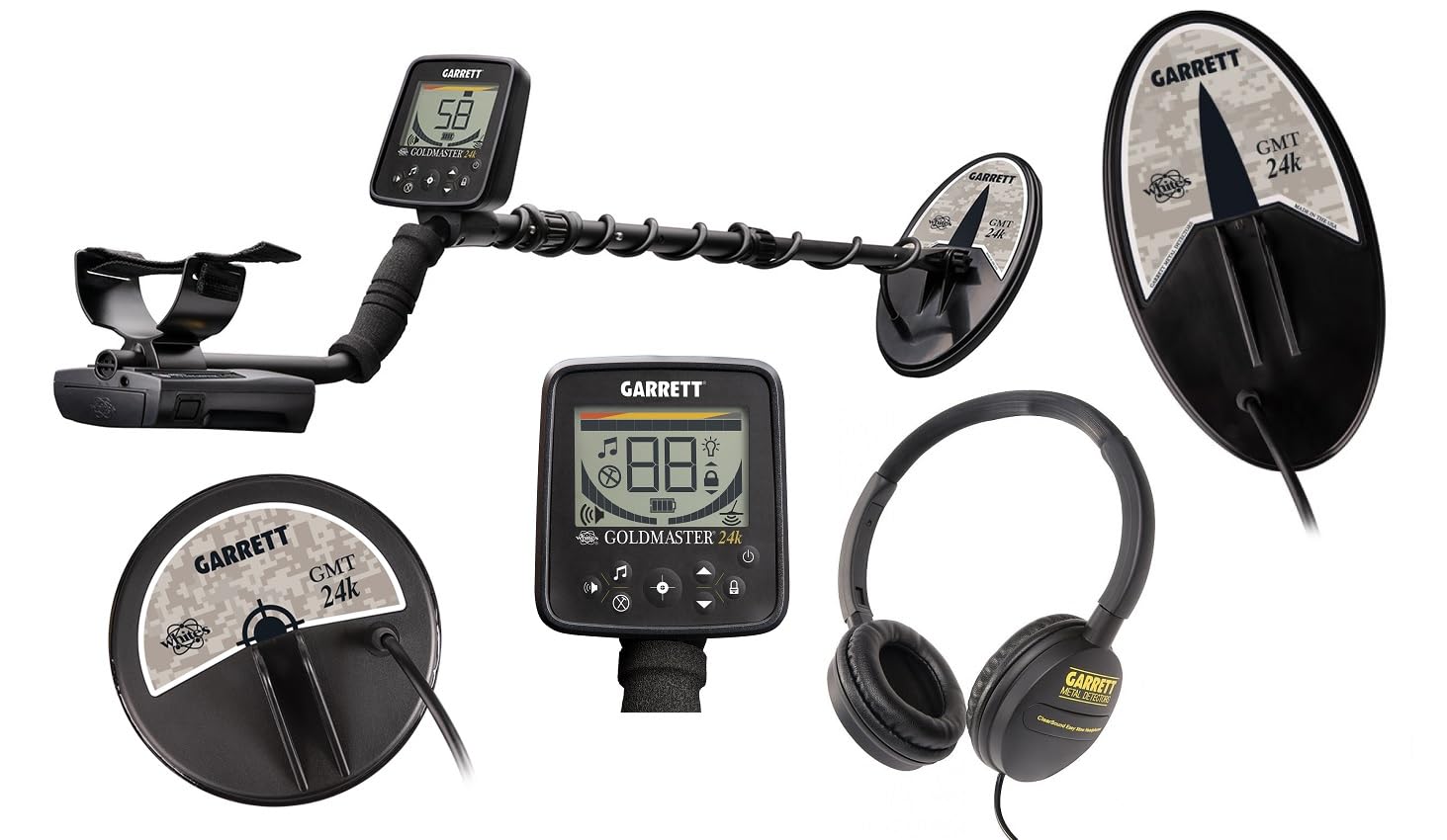 Garrett Goldmaster 24k Metal Detector Two Coil Package | Sports 365