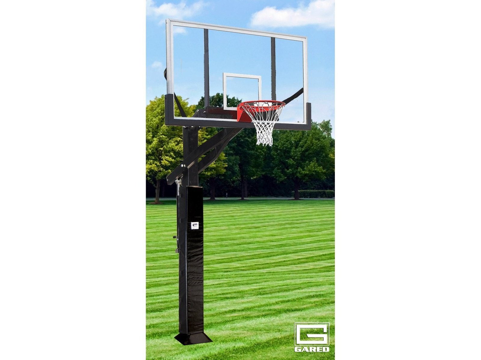 GARED All Pro Jam Adjustable Basketball Hoop with 42" x 72 ...
